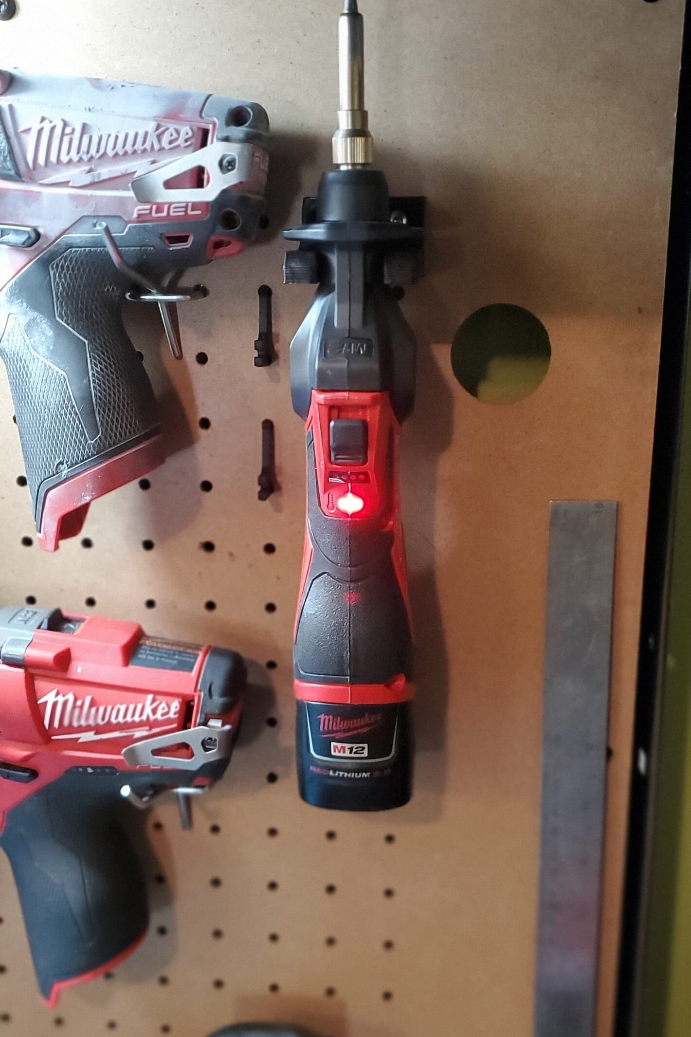 Milwaukee M12 Soldering Iron Mount (1" Pegboard or Wall Mount!) - Etsy