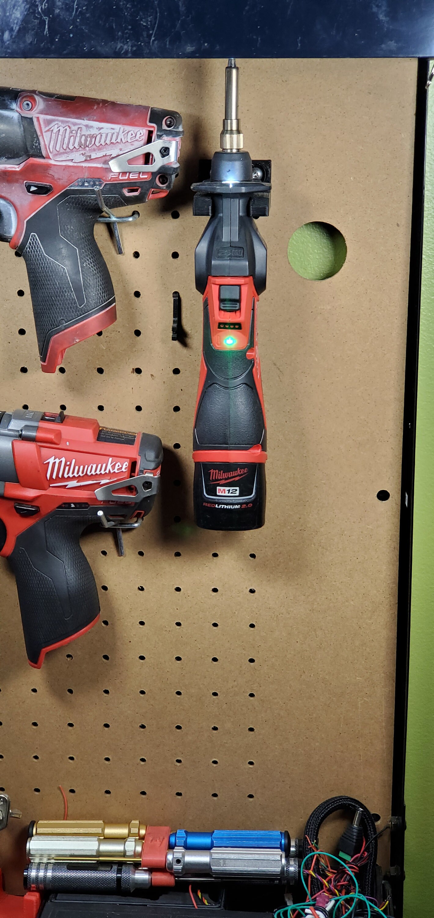 Milwaukee M12 Soldering Iron Mount (1" Pegboard or Wall Mount!) - Etsy