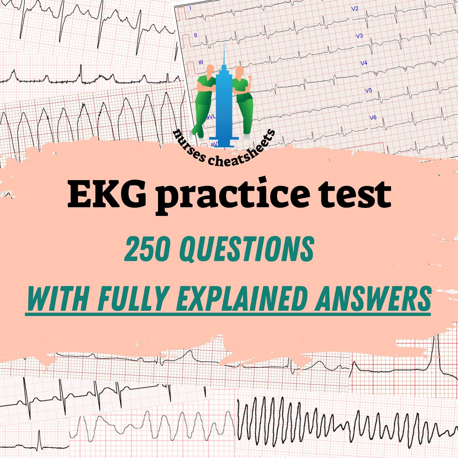 EKG Practice Test With Answers, EKG Practice Quiz, Quiz for Nursing ...