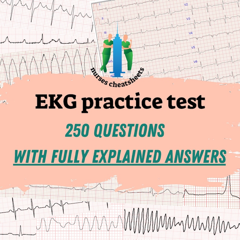 EKG Practice Test With Answers, EKG Practice Quiz, Quiz for Nursing ...