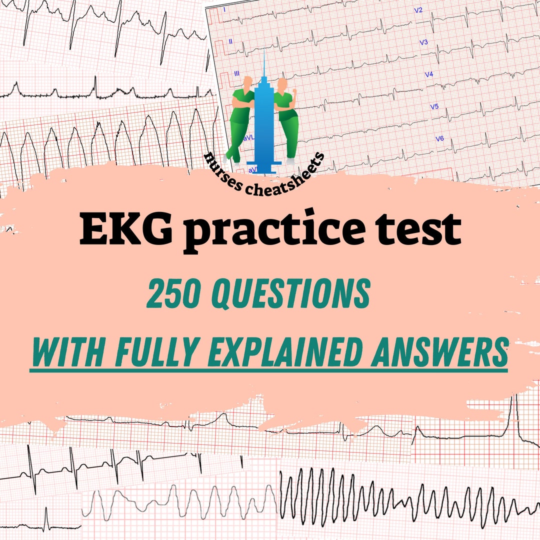 EKG Practice Test With Answers EKG Practice Quiz Quiz For Etsy EKG Practice Test With Answers EKG Practice Quiz Quiz For Etsy