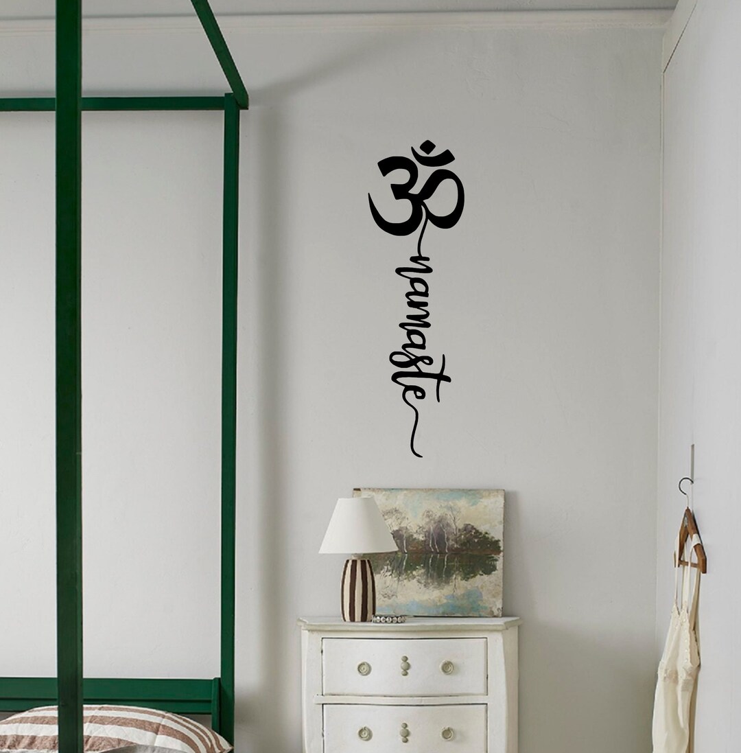 Namaste Decal,ohm Car Decal - Etsy
