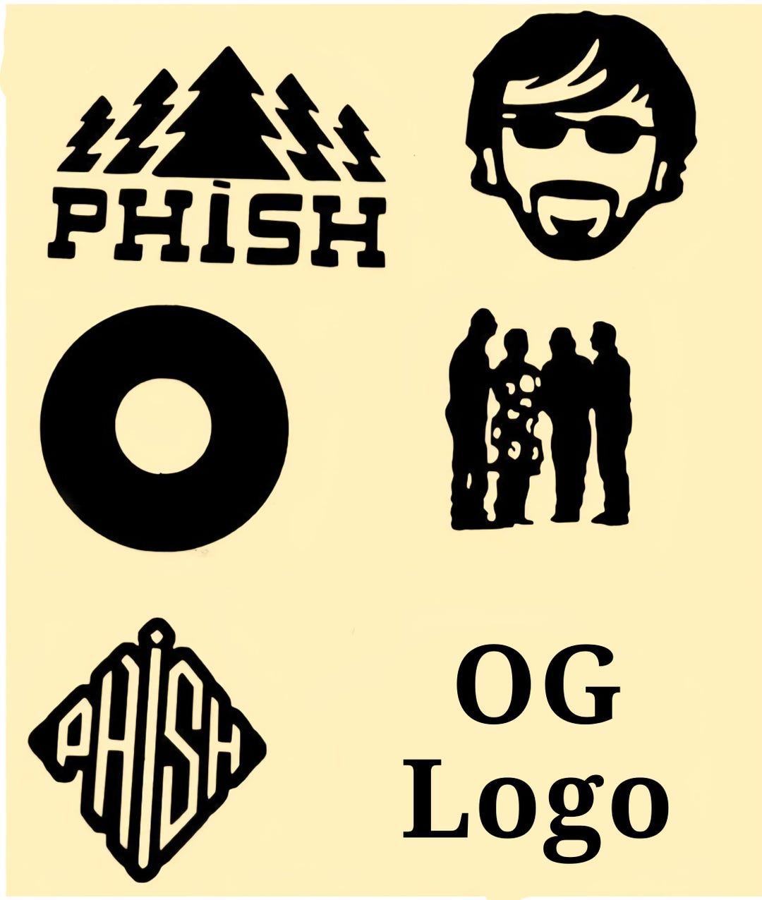 Phish Decal Set: Laptop, Water Bottle, Car Window Stickers. - Etsy