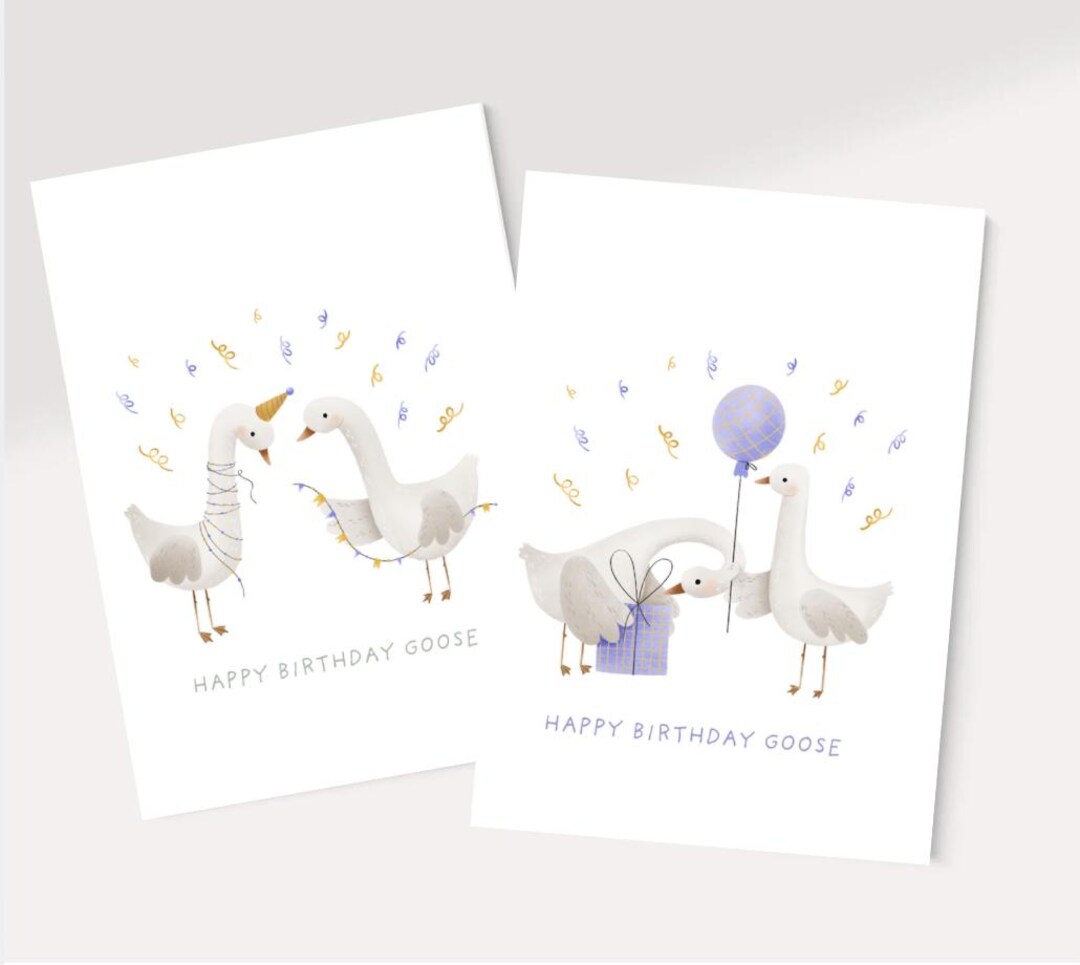 Goose Birthday Card | Happy Birthday Goose | Funny Card | Best Friend ...