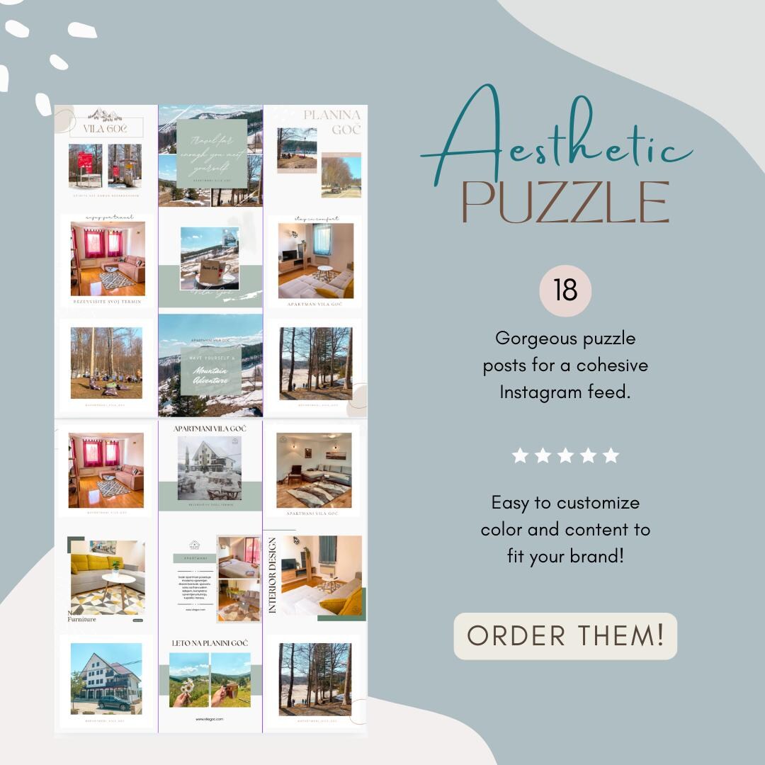 18 Instagram Profile Mock-up Editable Canva Templates for Feed, Reels ...