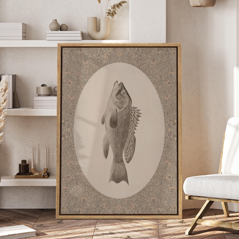 Antique Fish Print - Etsy