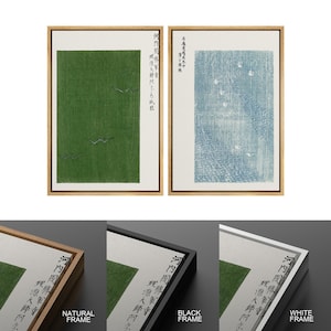 Taguchi Tomoki Woodblock Print Set of 2, Framed Vintage Japanese Art ...