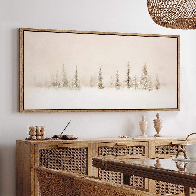 Large Snowy Canvas Print - Etsy