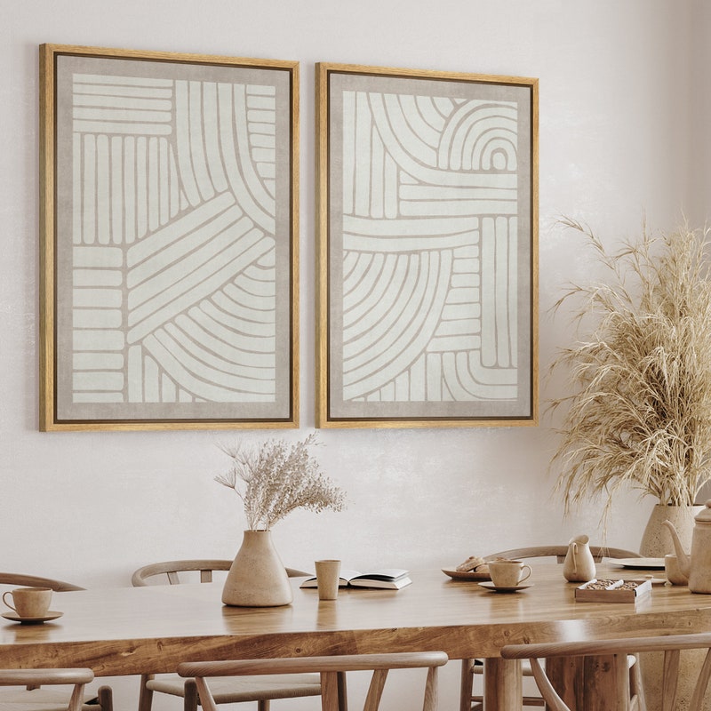 Framed Abstract Wall Art - Etsy