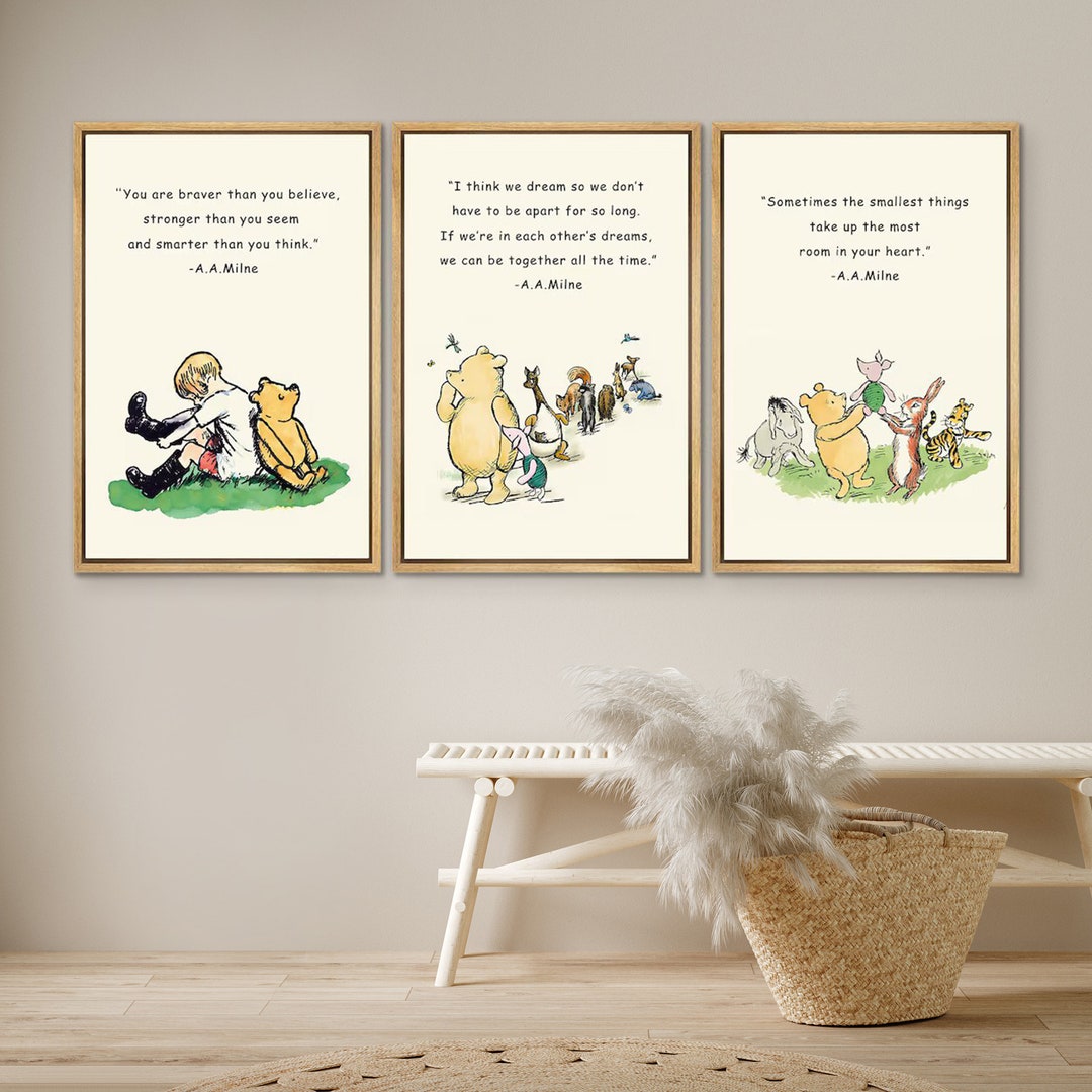 Dustinway Framed Canvas Print Wall Art Set Inspirational Quotes ...
