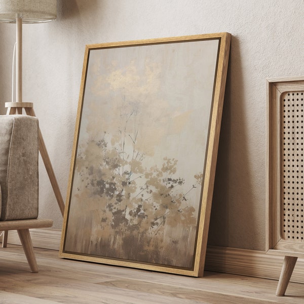 Abstract Floral Canvas Wall Art - Etsy