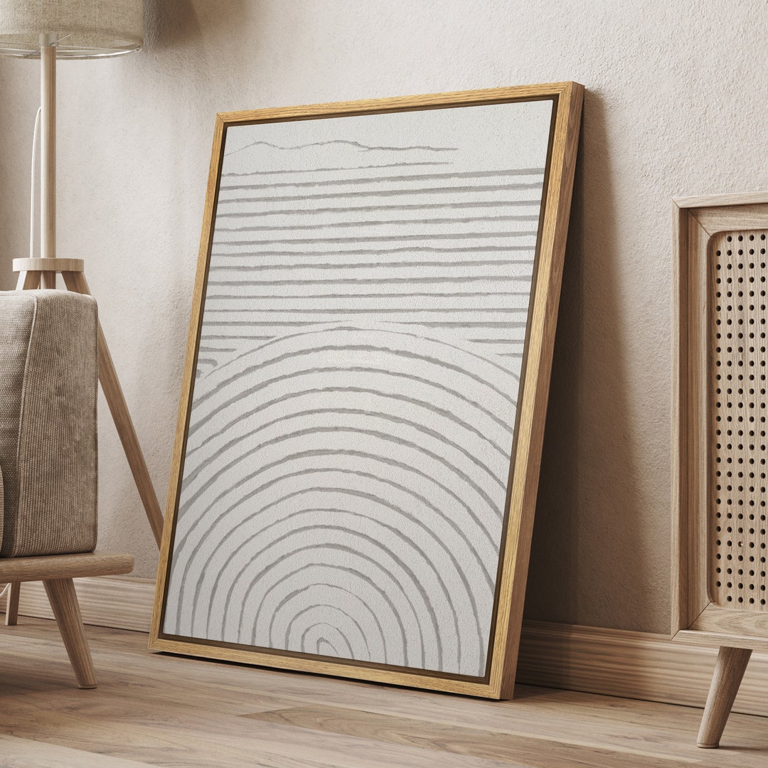 Dustinway Framed Canvas Print Wall Art Abstract Print Modern Art ...