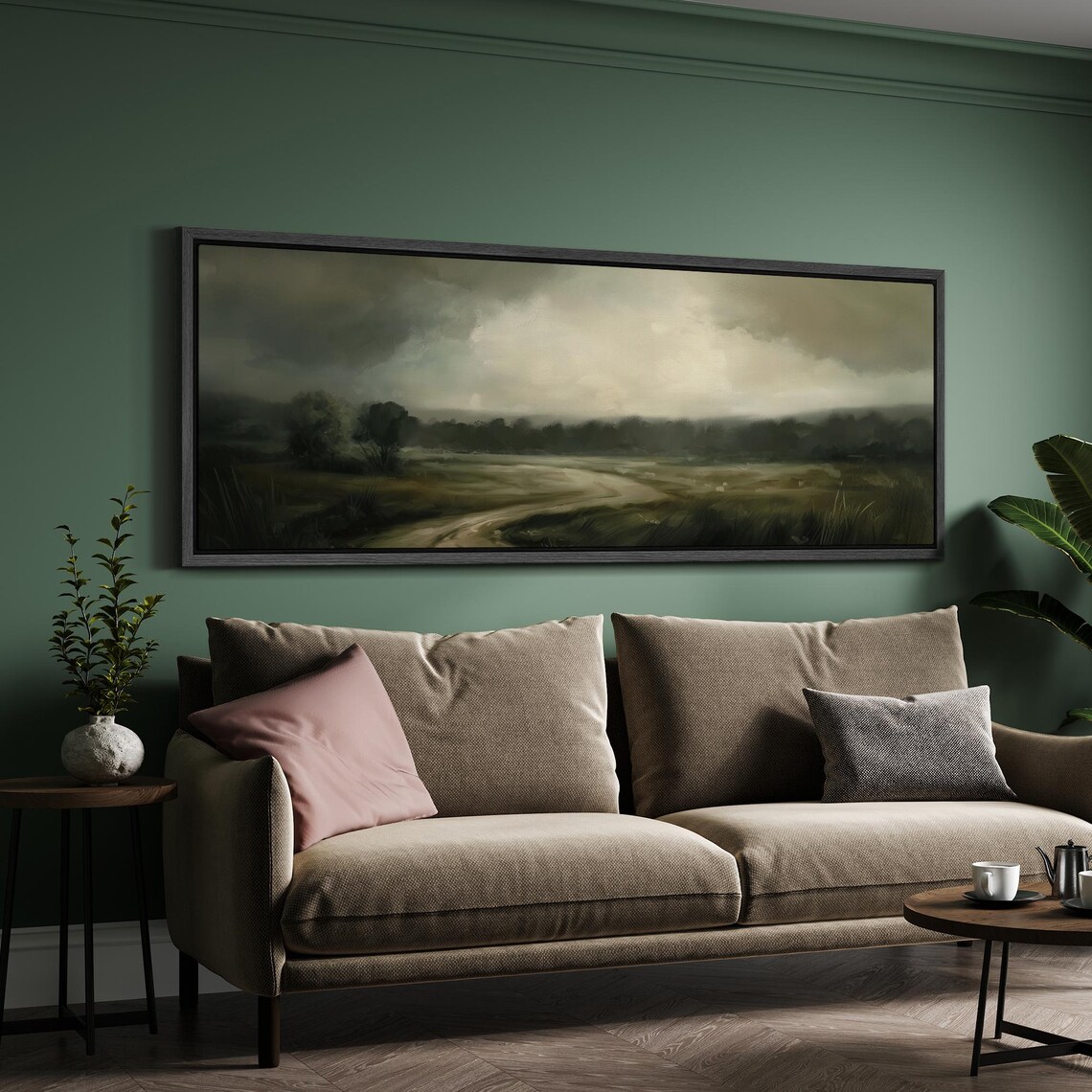 Large Wall Art Framed Canvas Dramatic Stormy Sky Landscape Prints ...