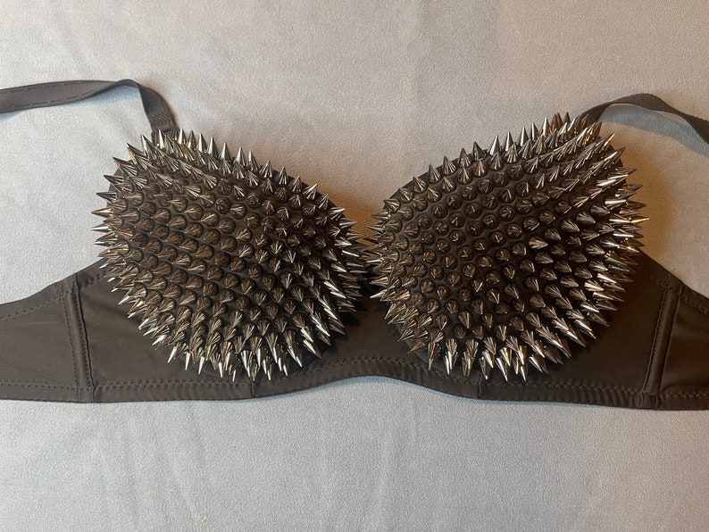 Handmade Spiked Bra Read Description Etsy