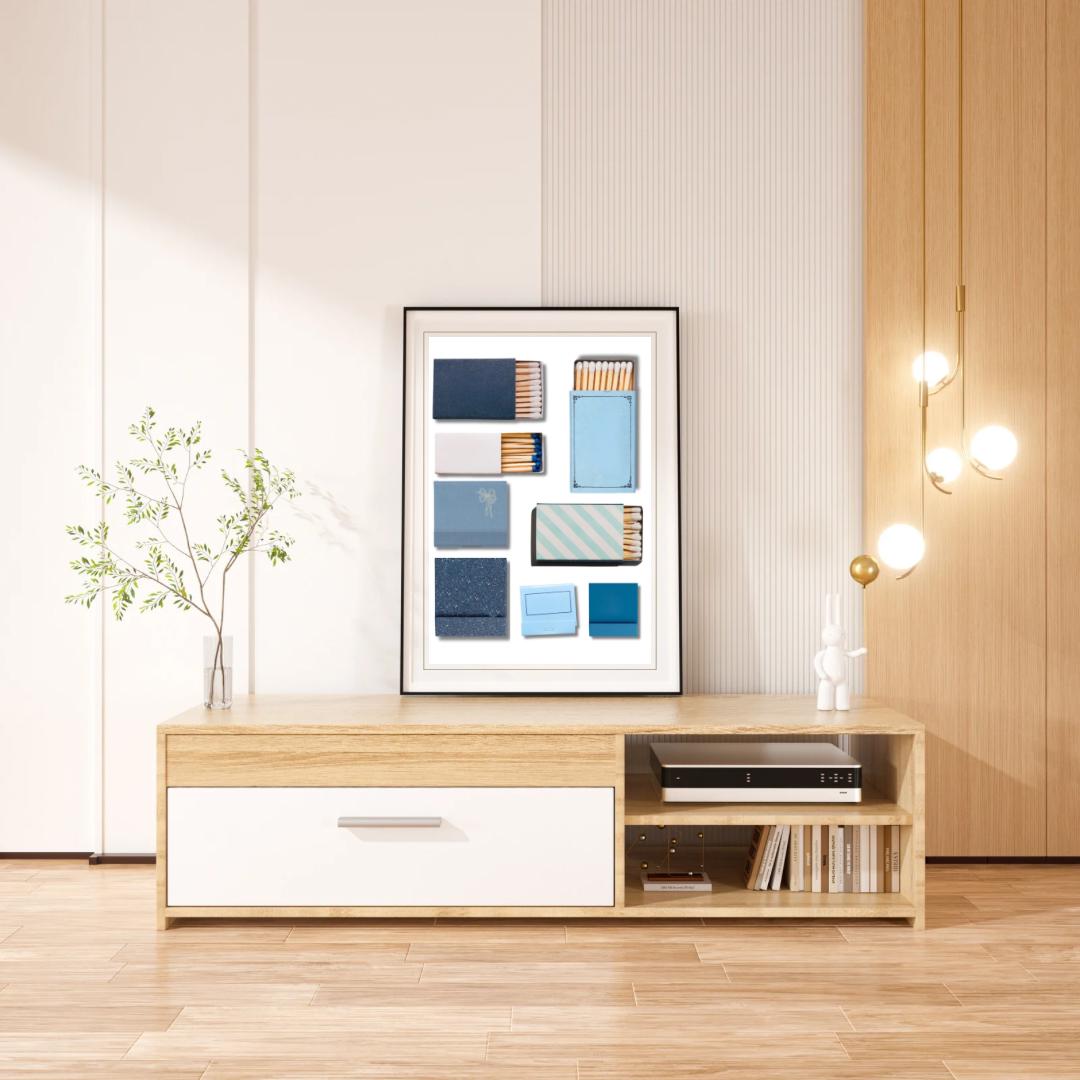 Blank Matchbox DIY Template | Collage Print Poster | Digital Download ...