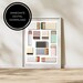 Blank Matchbox DIY Template | Collage Print Poster | Digital Download ...