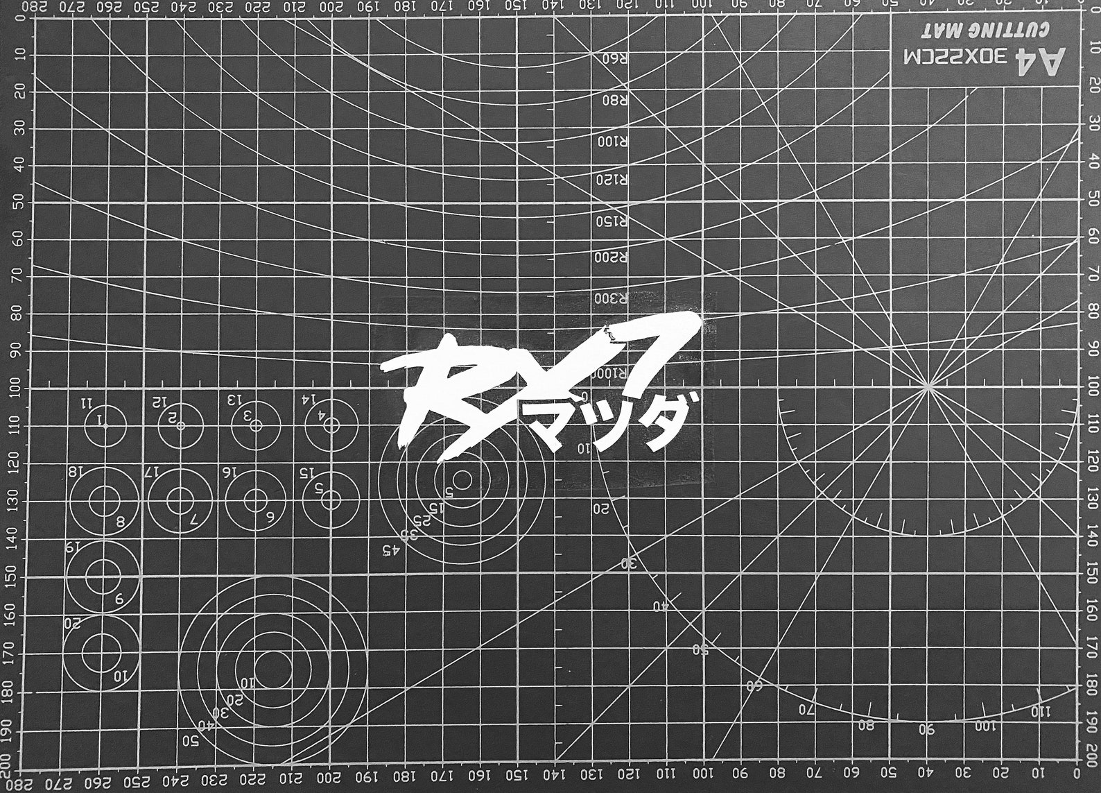 RX-7 JDM Decal Logo Car Vinyl Sticker Racing Car - Etsy