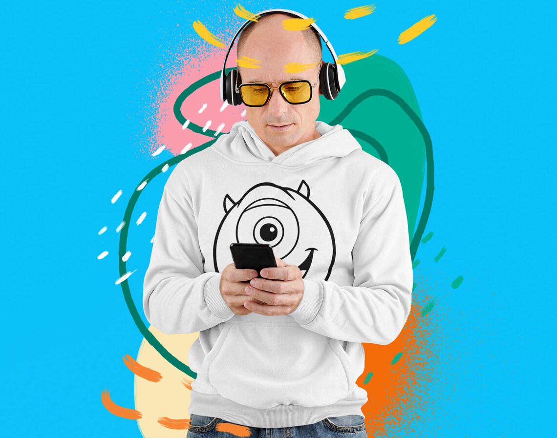 Mike Svg, Mike Cut File, Mike Outline, Monster Inc - Etsy UK