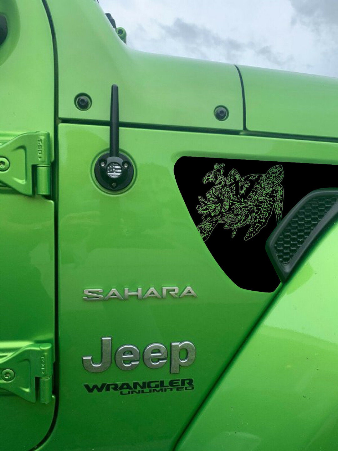 Sea Turtle Vent Decals set of 2 JL/JT Models - Etsy