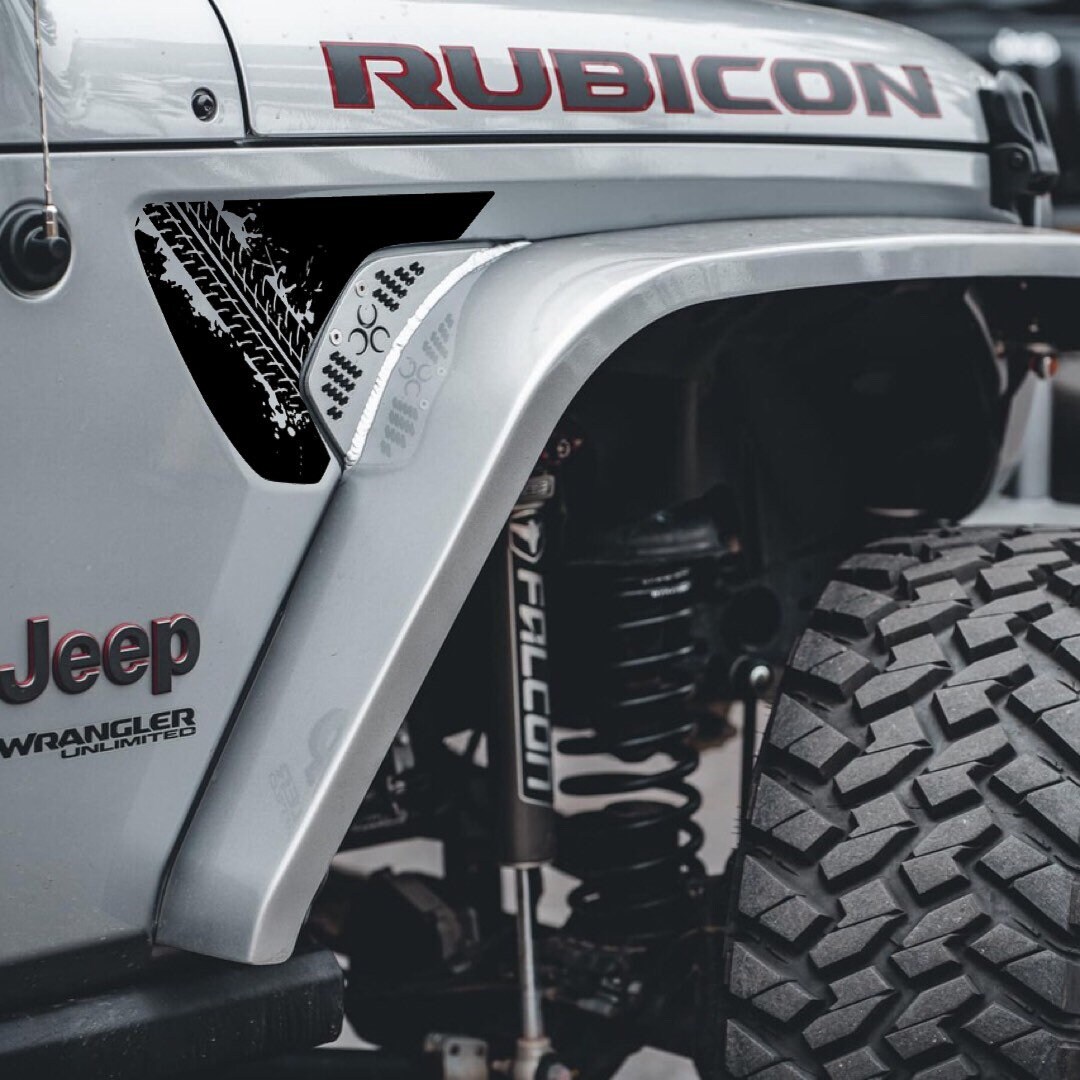 Muddy Tire Vent Decals set of 2 JL/JT Models - Etsy