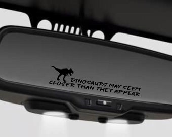 Funny Rear View Mirror Decal - Etsy