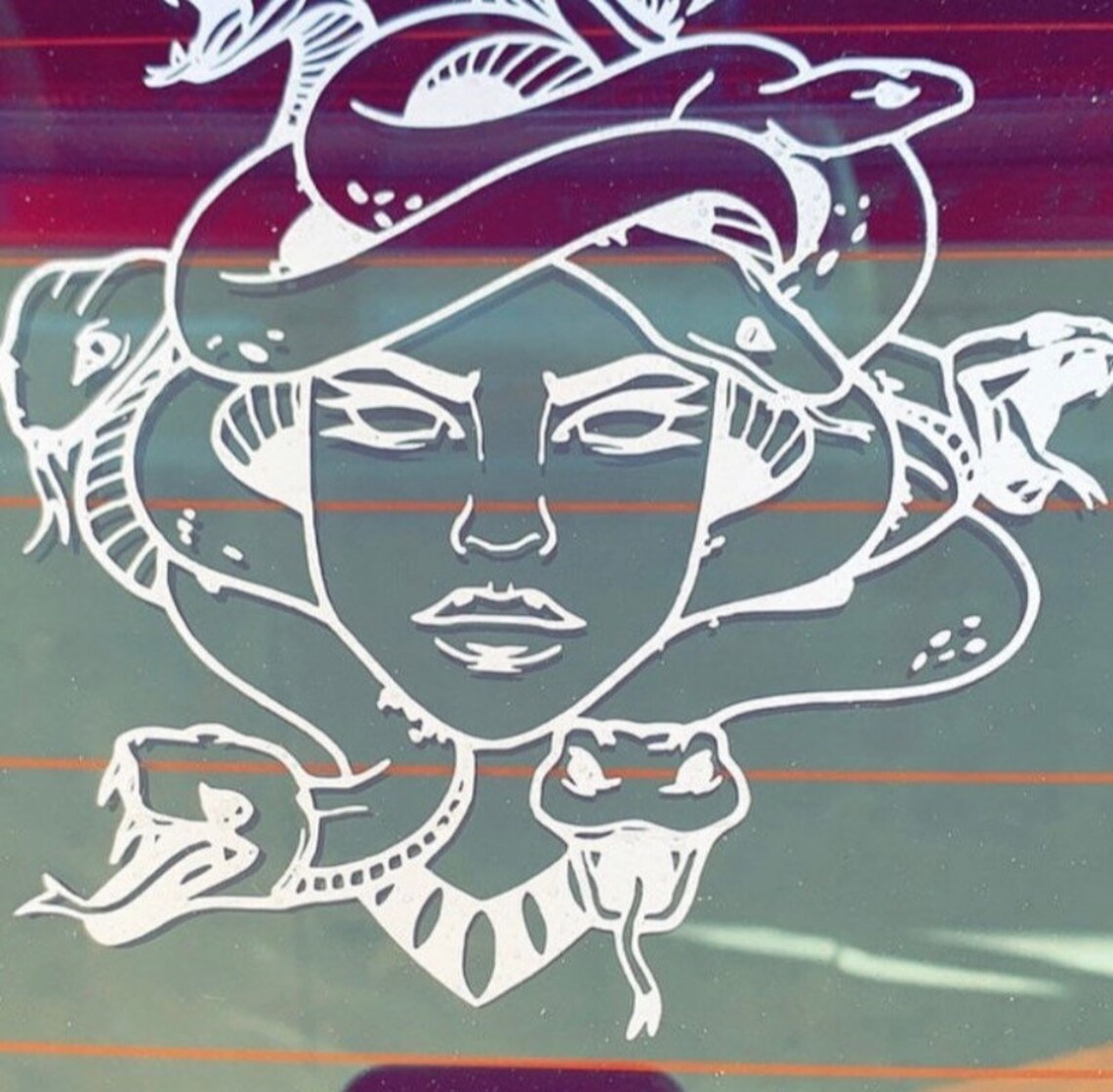 Medusa Decal | Etsy