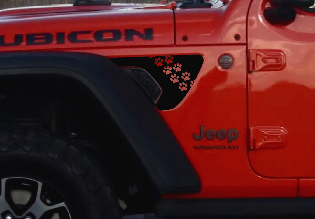 Paw Vent Decals set of 2 JL/JT Models - Etsy