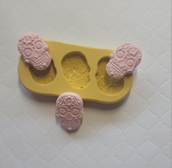 Skulls Mold for Chocolate Sugar Skull Mold for Fondant for - Etsy