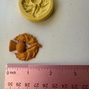 Thistle Silicone Mold Irish Fondant Chocolate Flower Mold for Polymer ...