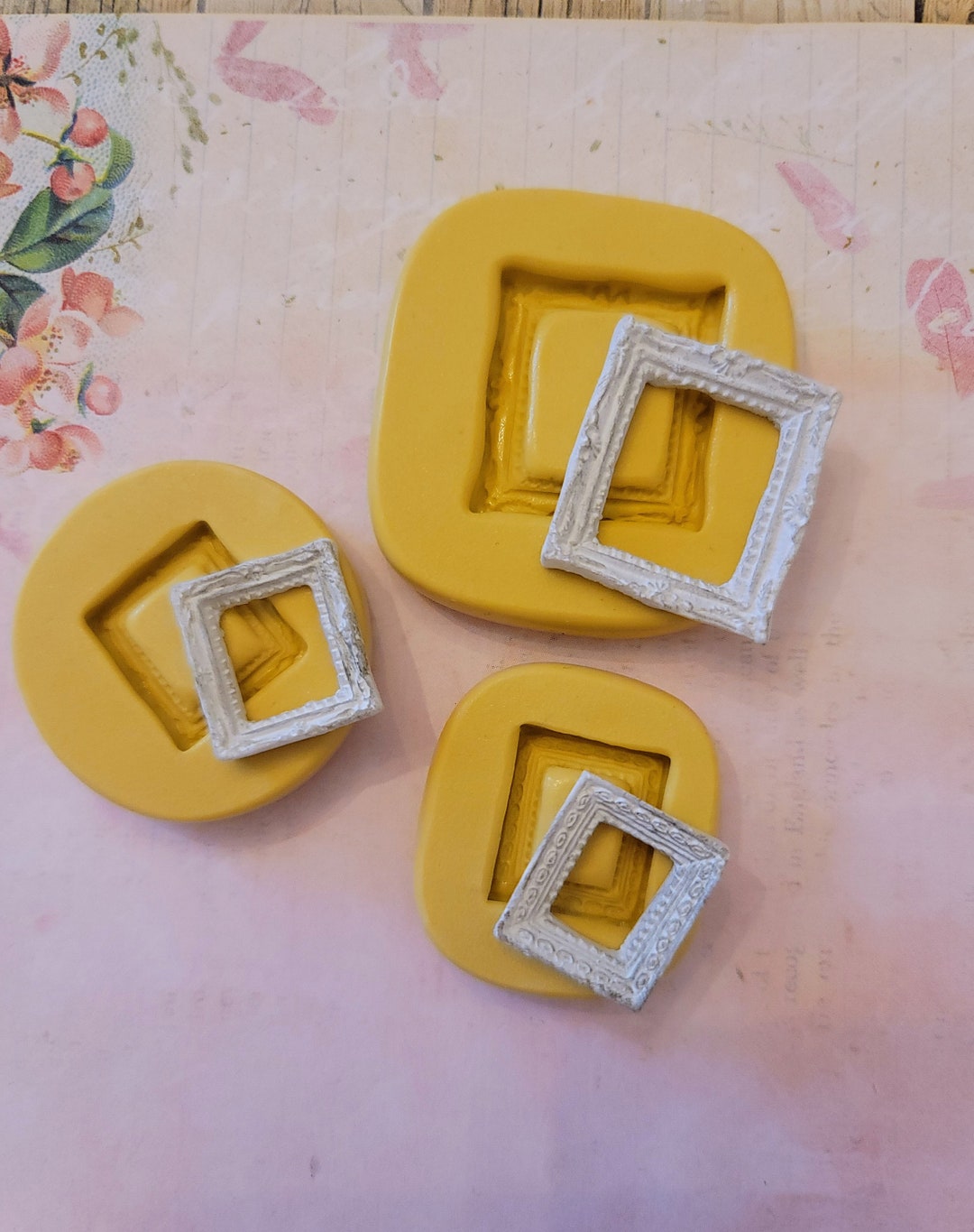 Miniature Frames Silicone Mold: Fondant, Clay, Resin - Etsy