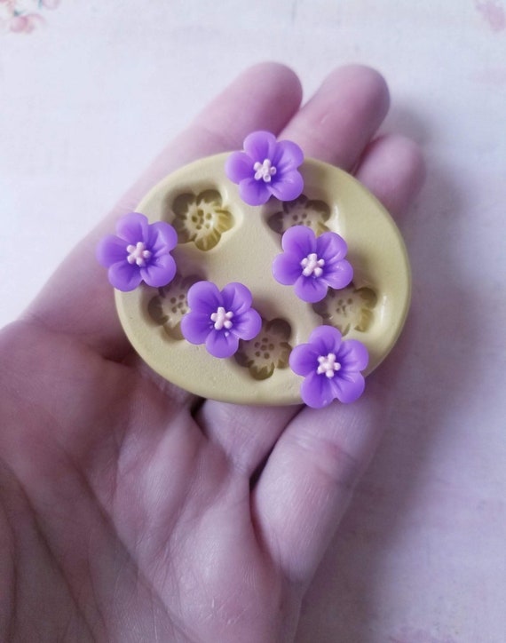 Mini Sakura 12mm Silicone Mold Fondant Chocolate Flowers Mold - Etsy