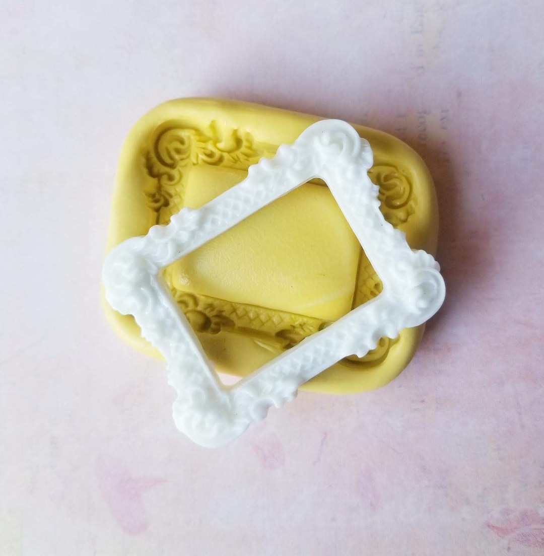 Fancy Frame Silicone Mold Rectangle Frame Mold for Chocolate Mold for ...