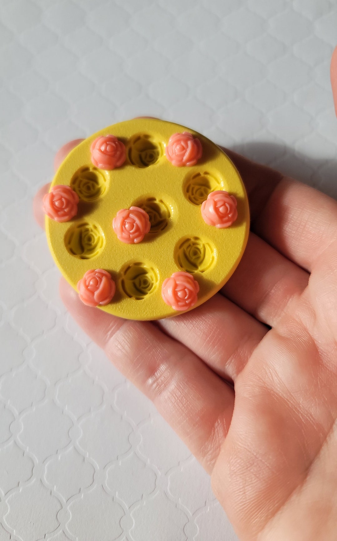 Mini Roses Silicone Mold Roses Fondant Chocolate Flower Mold for ...