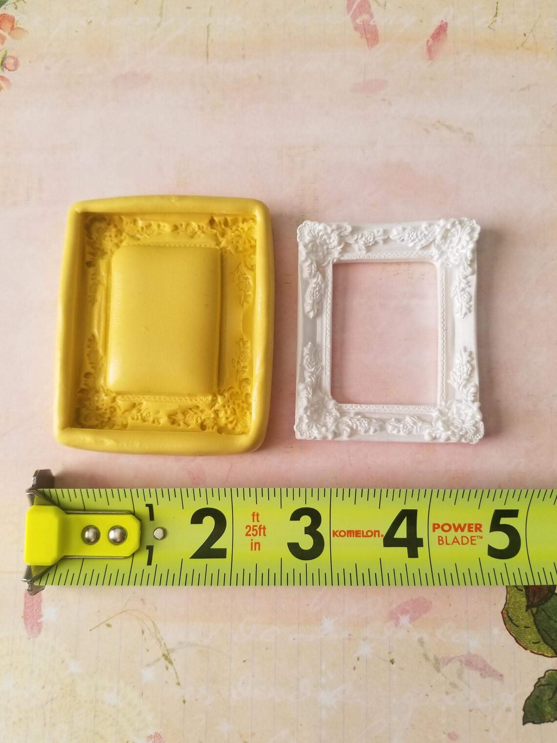 Big Rectangle Frame Silicone Mold: Fondant, Chocolate, Clay - Etsy