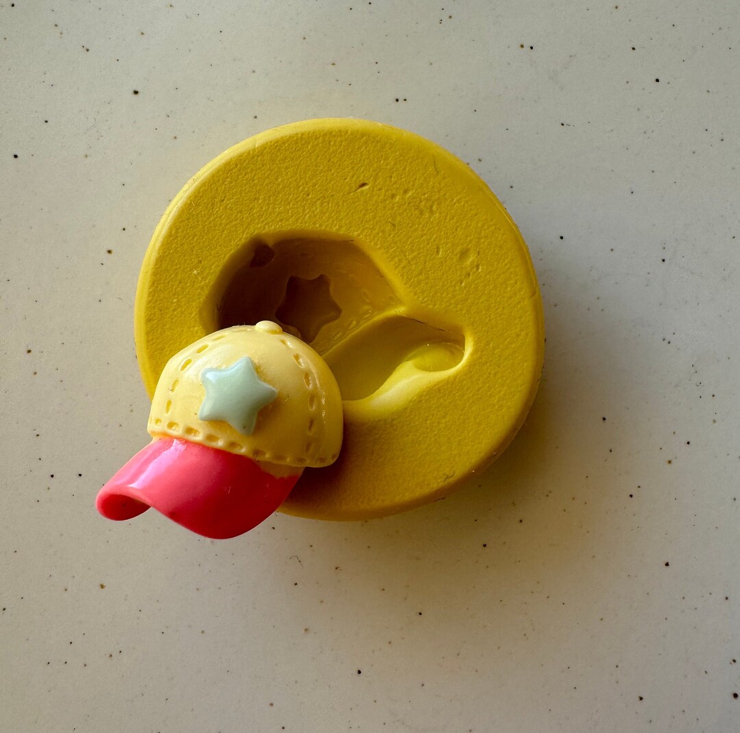 Baseball Hat Silicone Mold: Fondant, Chocolate, Resin (18mm) - Etsy