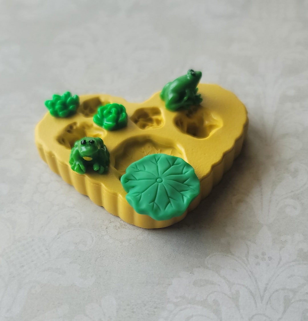 Frog Mold Lily Pad Mold for Fondant Frog Mold Chocolate Mold for ...