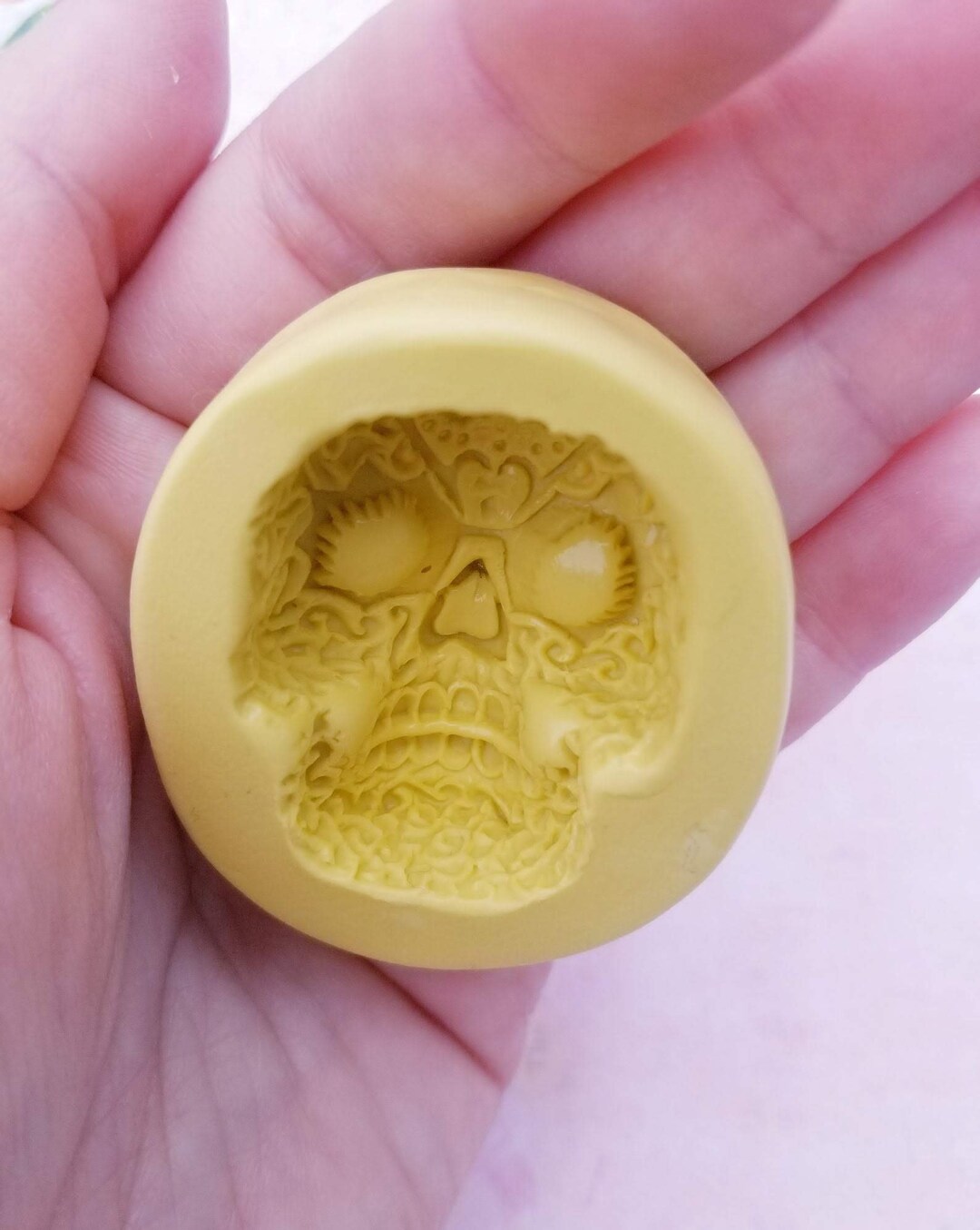 Skull Mold for Chocolate Sugar Skull Mold for Fondant for Polymer Clay ...