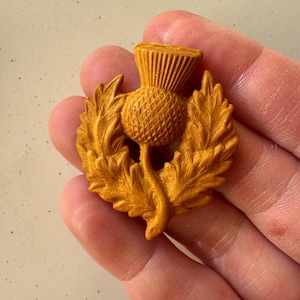 Thistle Silicone Mold Irish Fondant Chocolate Flower Mold for Polymer ...