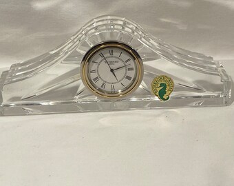 Small Crystal Desk Clock - Etsy