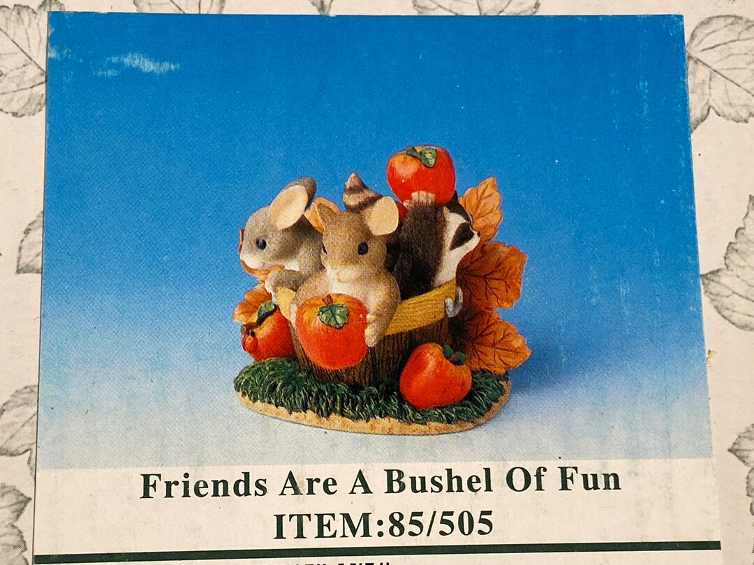 Charming Tails Friends Are A Bushel of Fun 85/505 Fitz and - Etsy