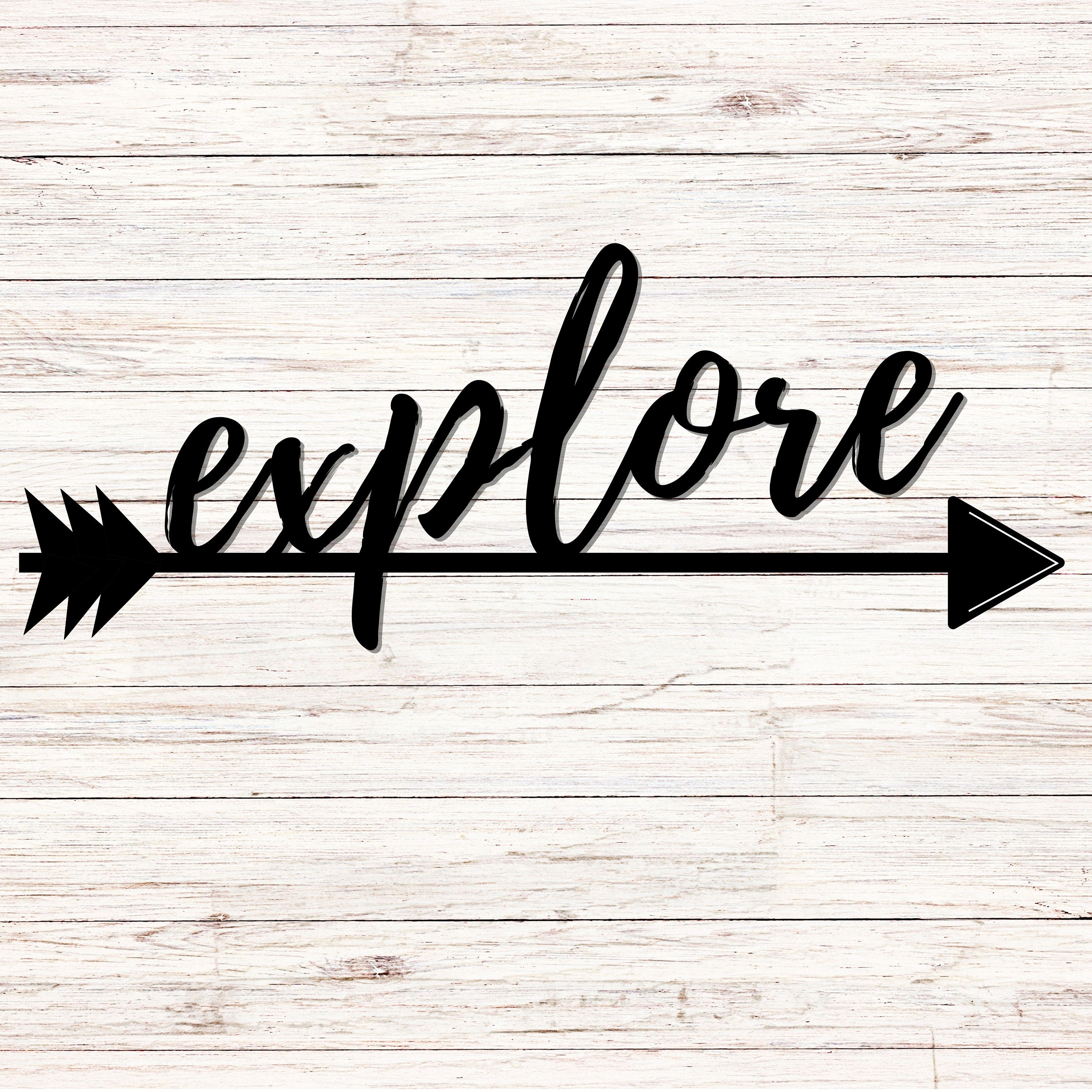 Explore Sign | Metal Wall Decor | Adventure Signs | Travel Decor - Etsy