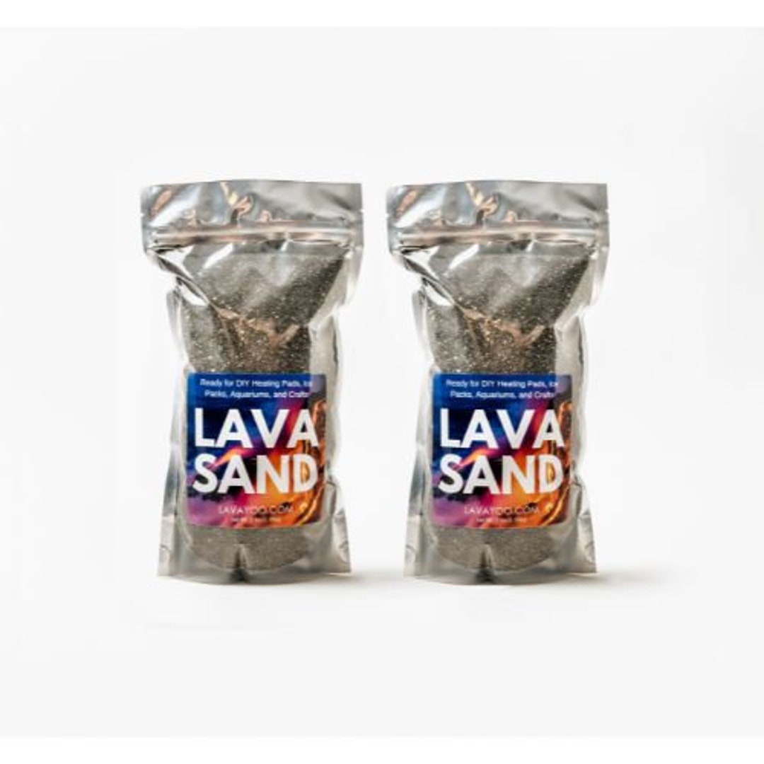 6 Lbs Lava Sand for DIY Hot and Cold Packs, Aquariums and Crafts ...