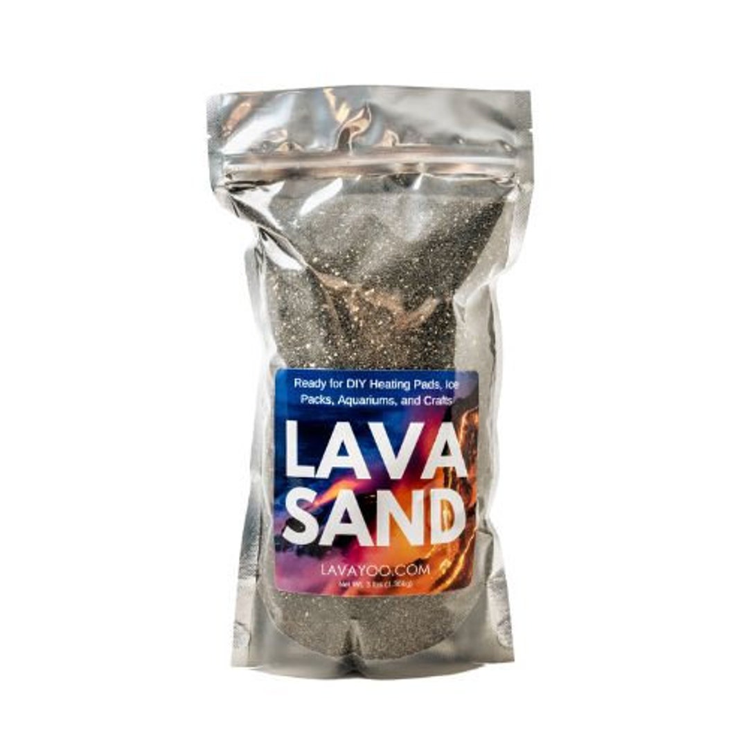 Black Lava Sand for DIY Hot and Cold Packs, Heating Pad Filler ...