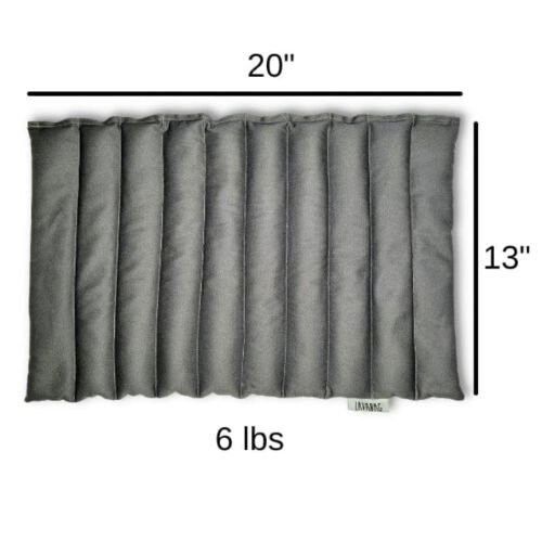 Large Full Back Weighted Heating & Cooling Pad | Microwavable, Extra ...