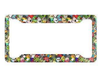 Car License Plate Frame Cute - Etsy