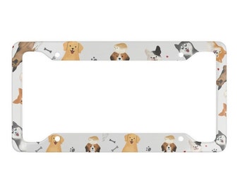 Dog License Plate Holder - Etsy