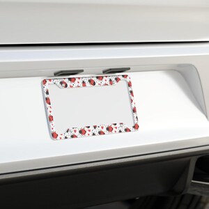 Lovebug License Plate Frame - Ladybug License Plate Cover - License ...