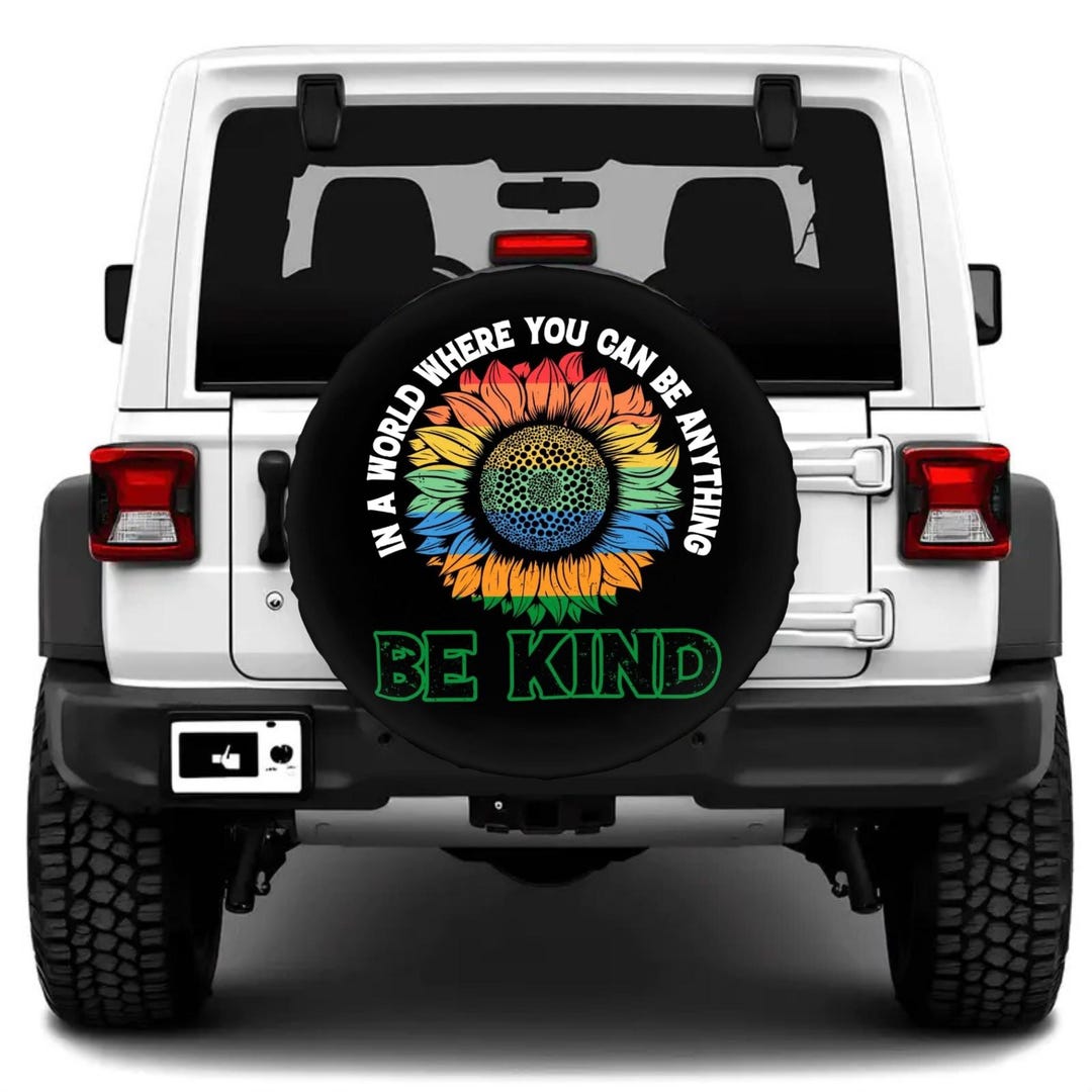 Be Kind Spare Tire Cover- 4x4 Rear Tire Cover- Off-road Vehicle ...