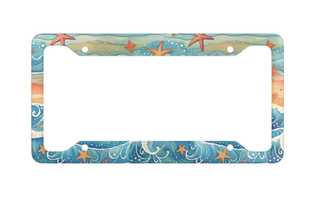 Under the Sea License Plate Frame - Ocean License Plate - Ocean Lover ...