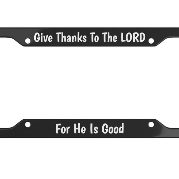 Bible Verse License Plate Frame - Etsy